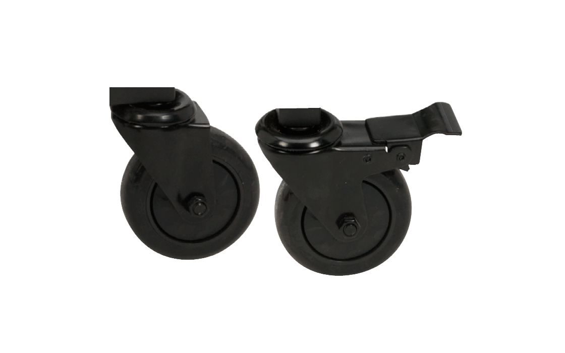 Caster Kit - (4 in/10 cm) 1 locking 1 non-locking for Modular Nests ...
