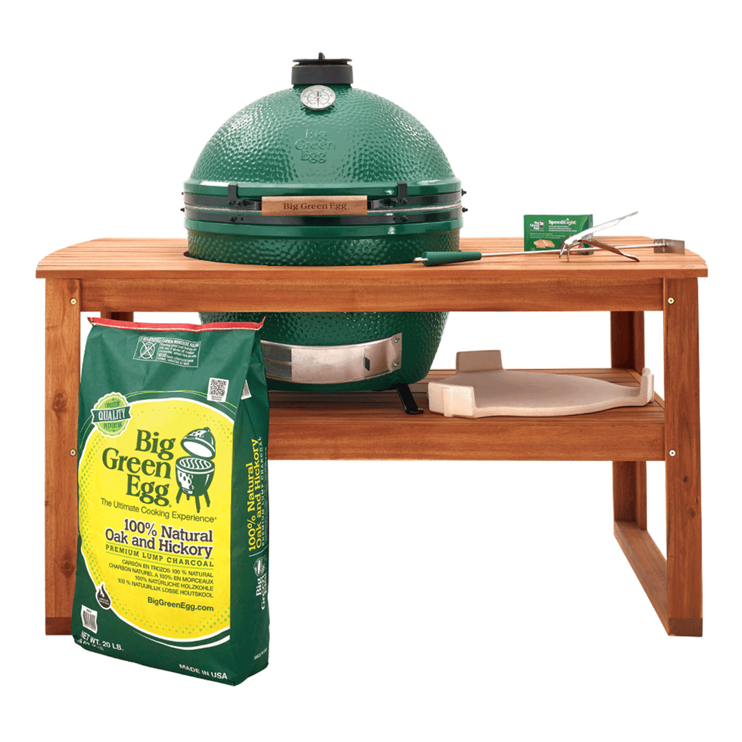 Big Green Eggs & Packages with Tables, Nests, and More